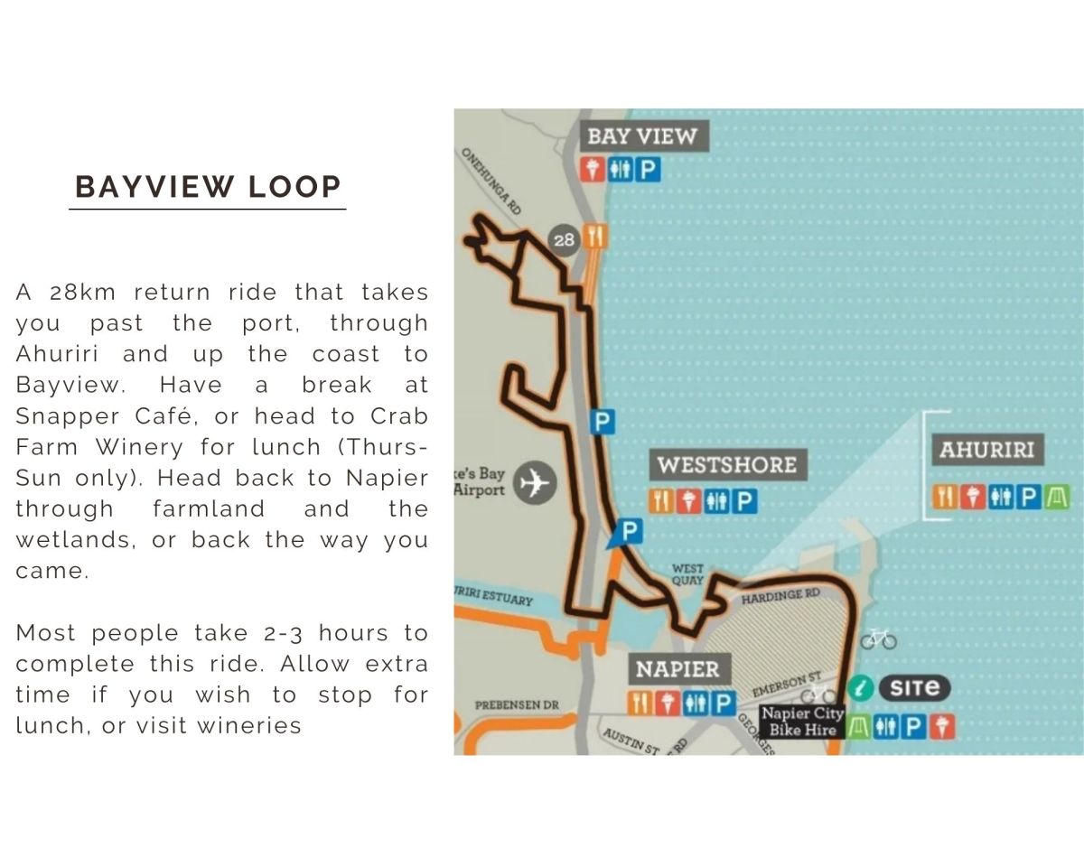 Bike Trail Maps in Hawke's Bay | Napier City Bike Hire & Tours